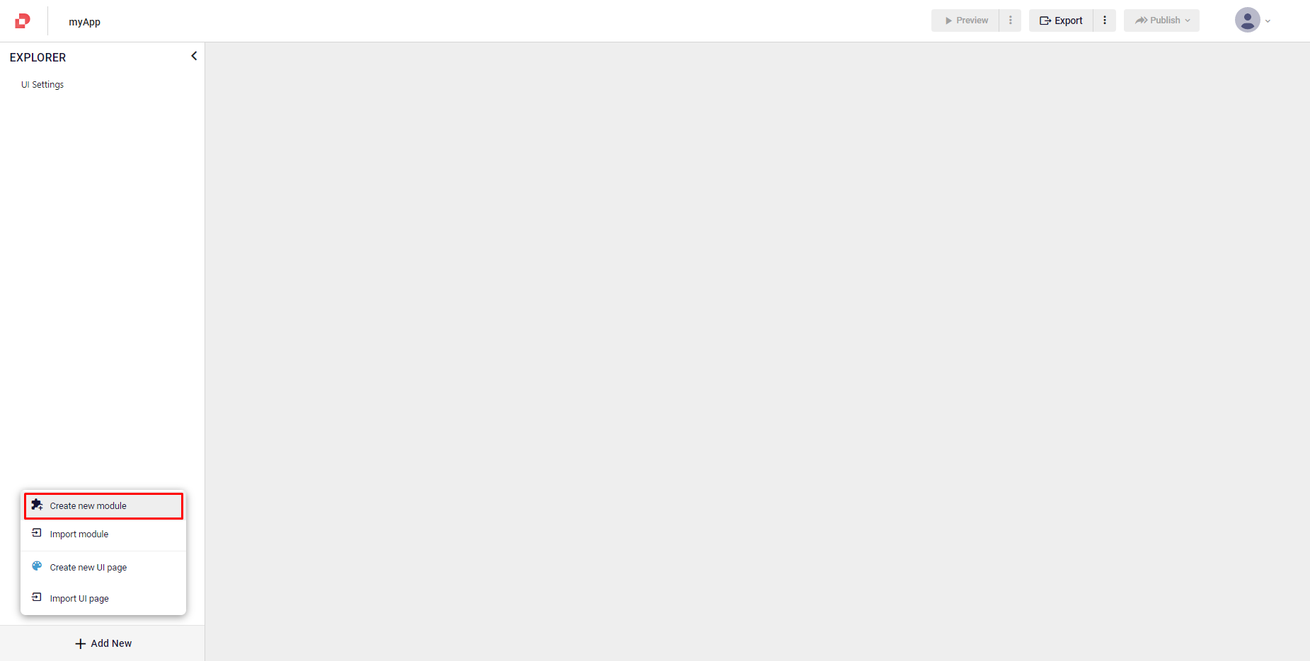 Adding Module | Plateau Studio